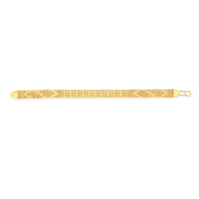 Buy Intricate Woven Pattern Gold Bracelet for Men at Best Price ...