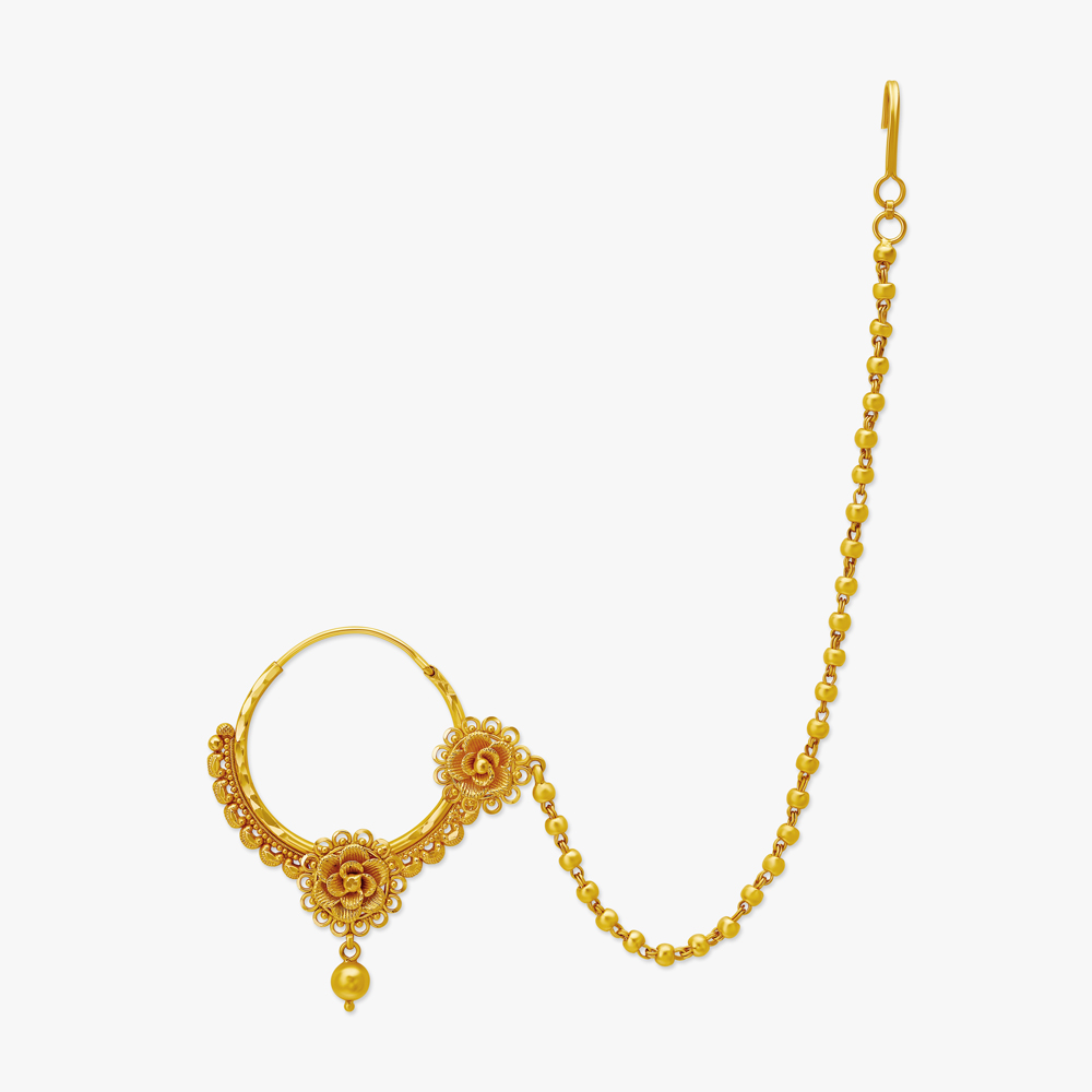 Buy Fancy Gold Nose Pin for the Indian Bride at Best Price | Tanishq US