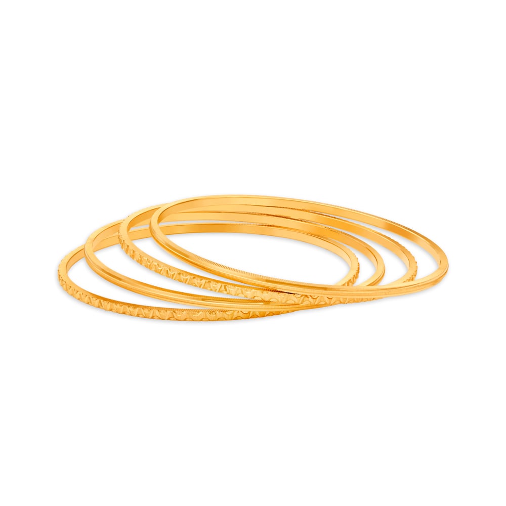 Buy Enchanting Slender Bangles at Best Price | Tanishq US