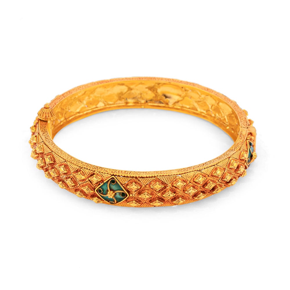 Buy Luxe Yellow Gold Bangle at Best Price | Tanishq US
