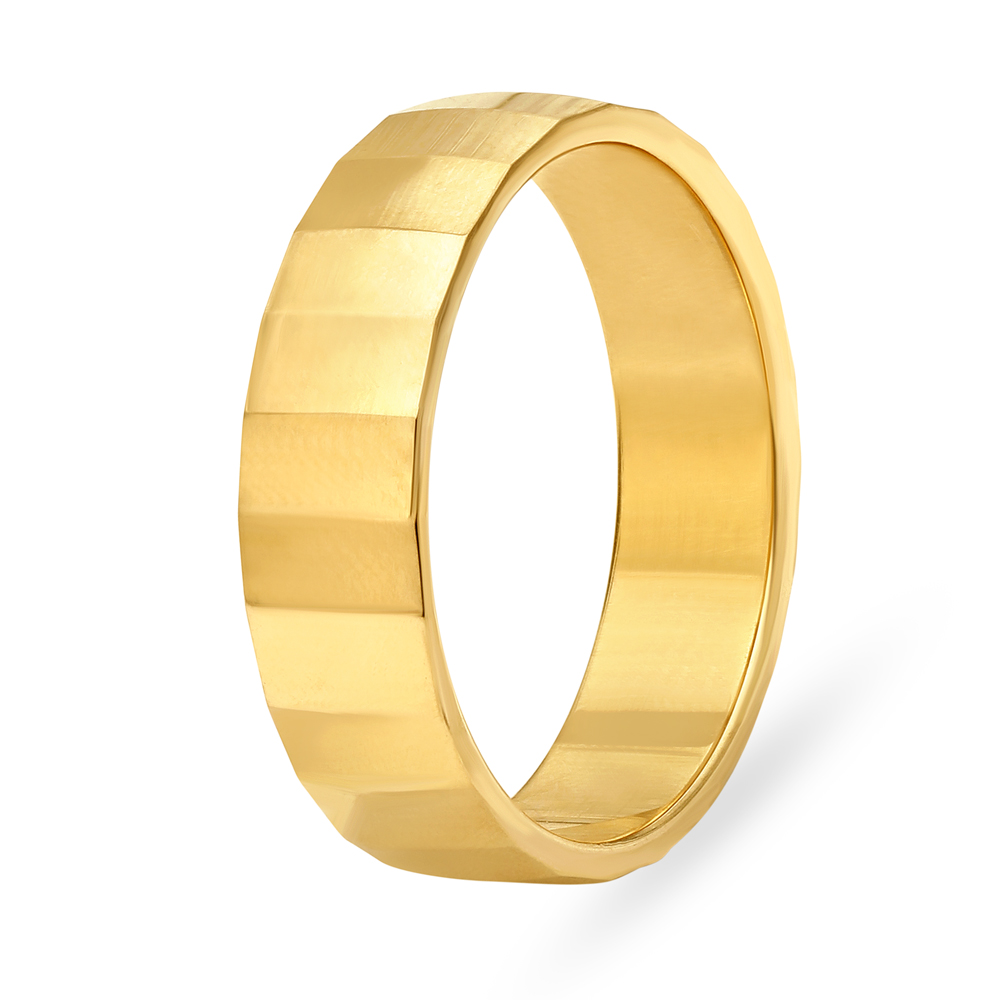 Buy Contemporary Geometric Gold Challa Ring for Men at Best Price ...