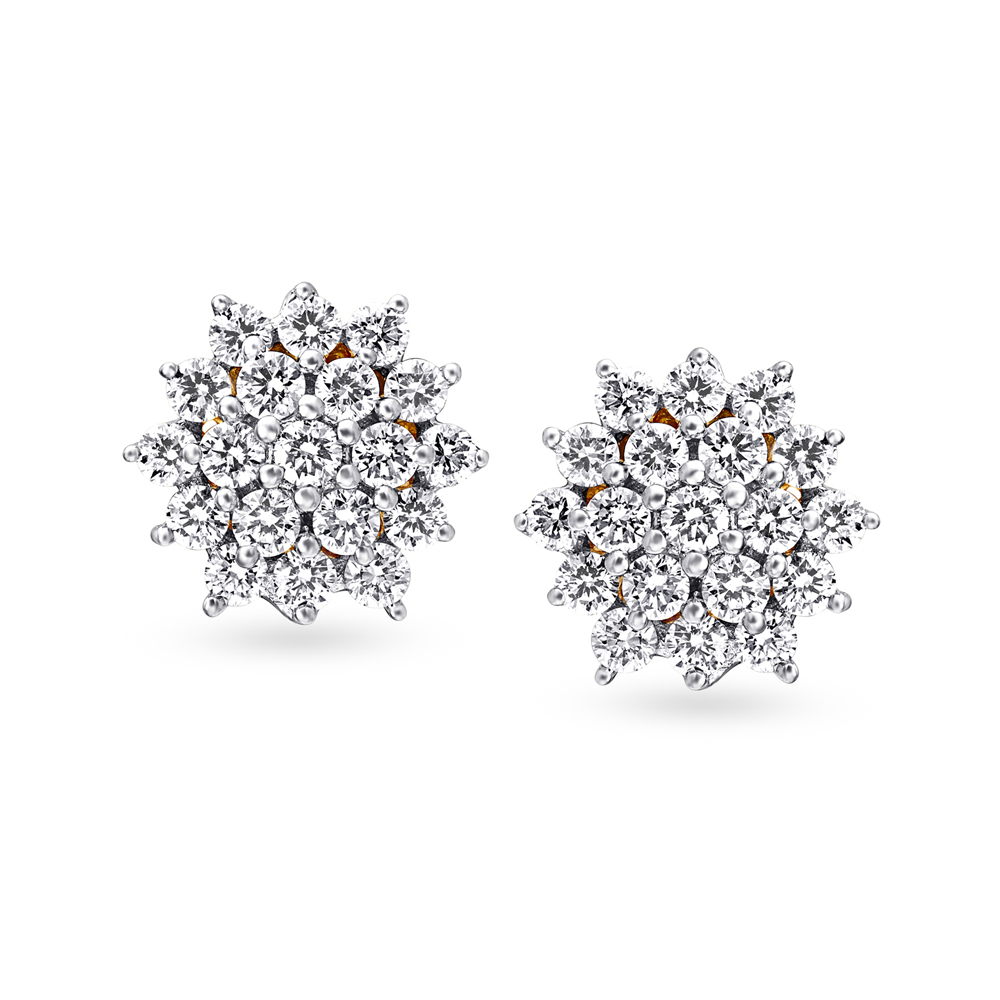 Buy Alluring Fancy Diamond Stud Earrings at Best Price | Tanishq US