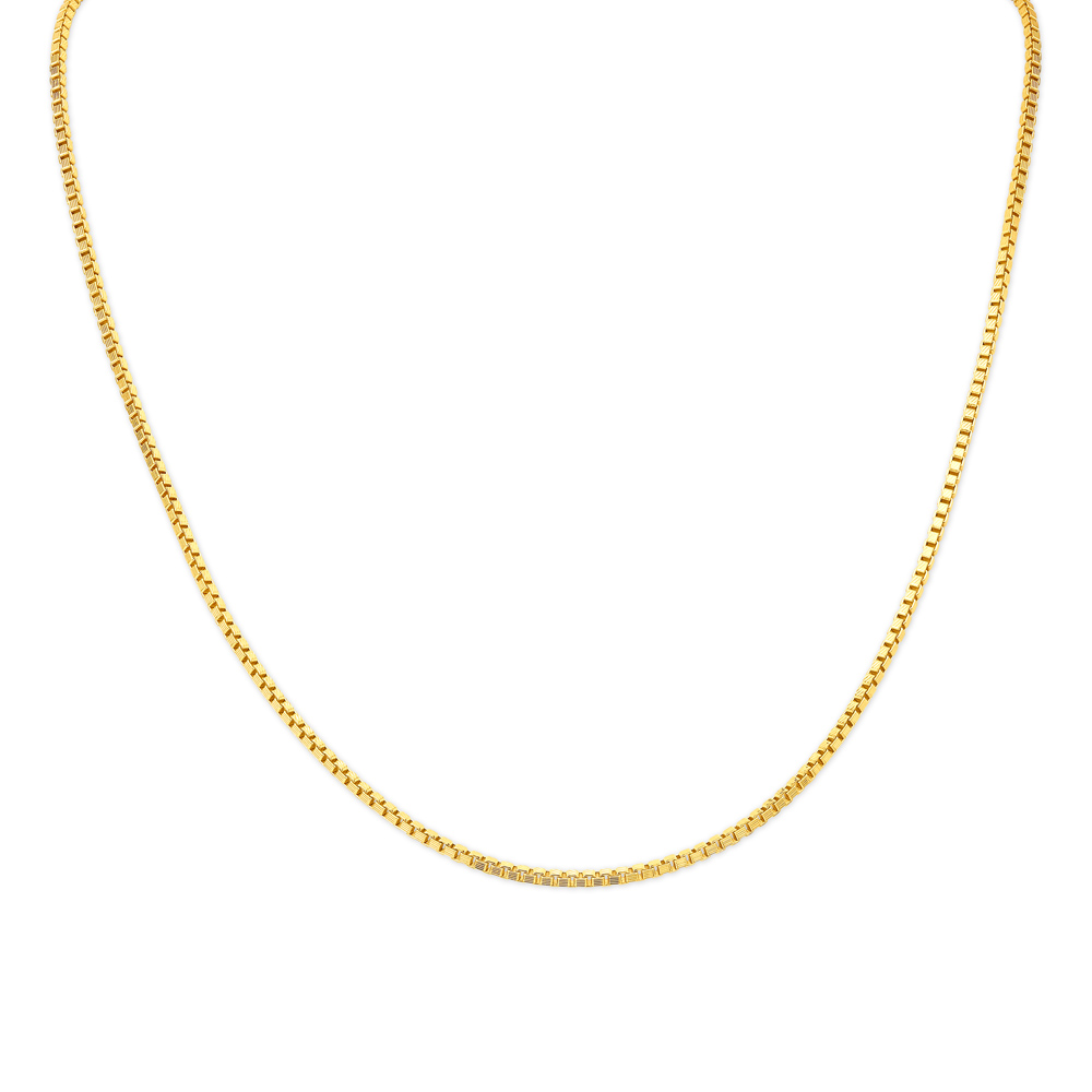 Buy Subtle Gold Box Chain at Best Price | Tanishq US
