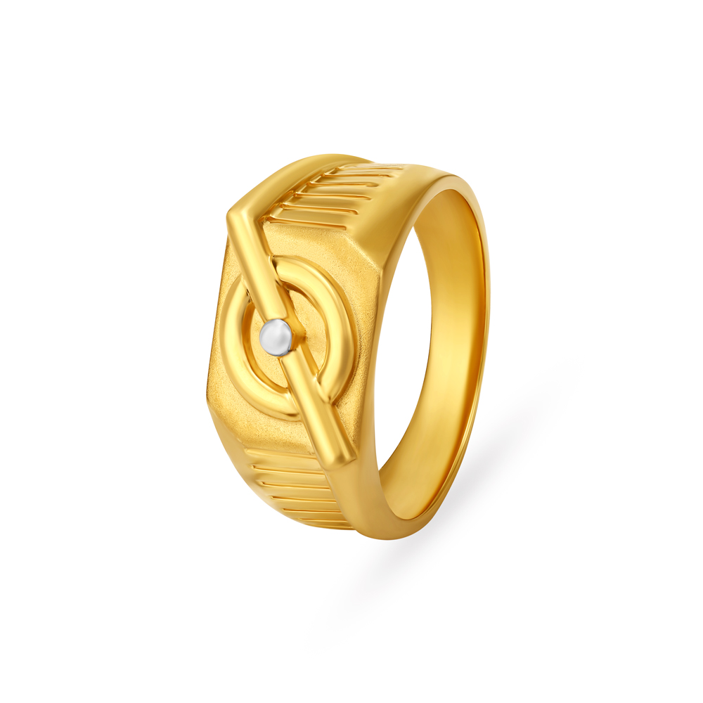 Buy Classy Abstract Ring for Men at Best Price | Tanishq US