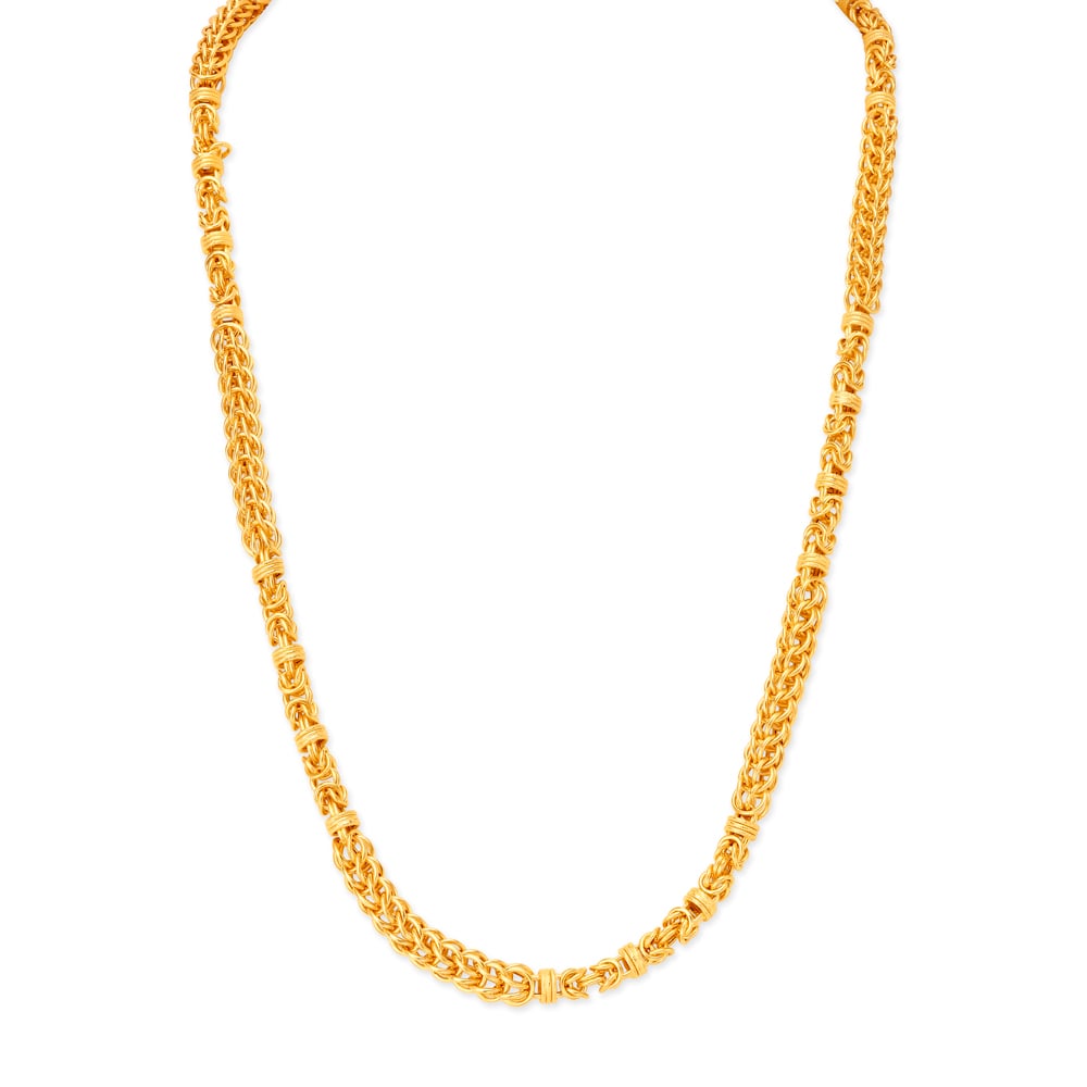 Buy Enticing Handmade Gold Chain for men at Best Price | Tanishq US