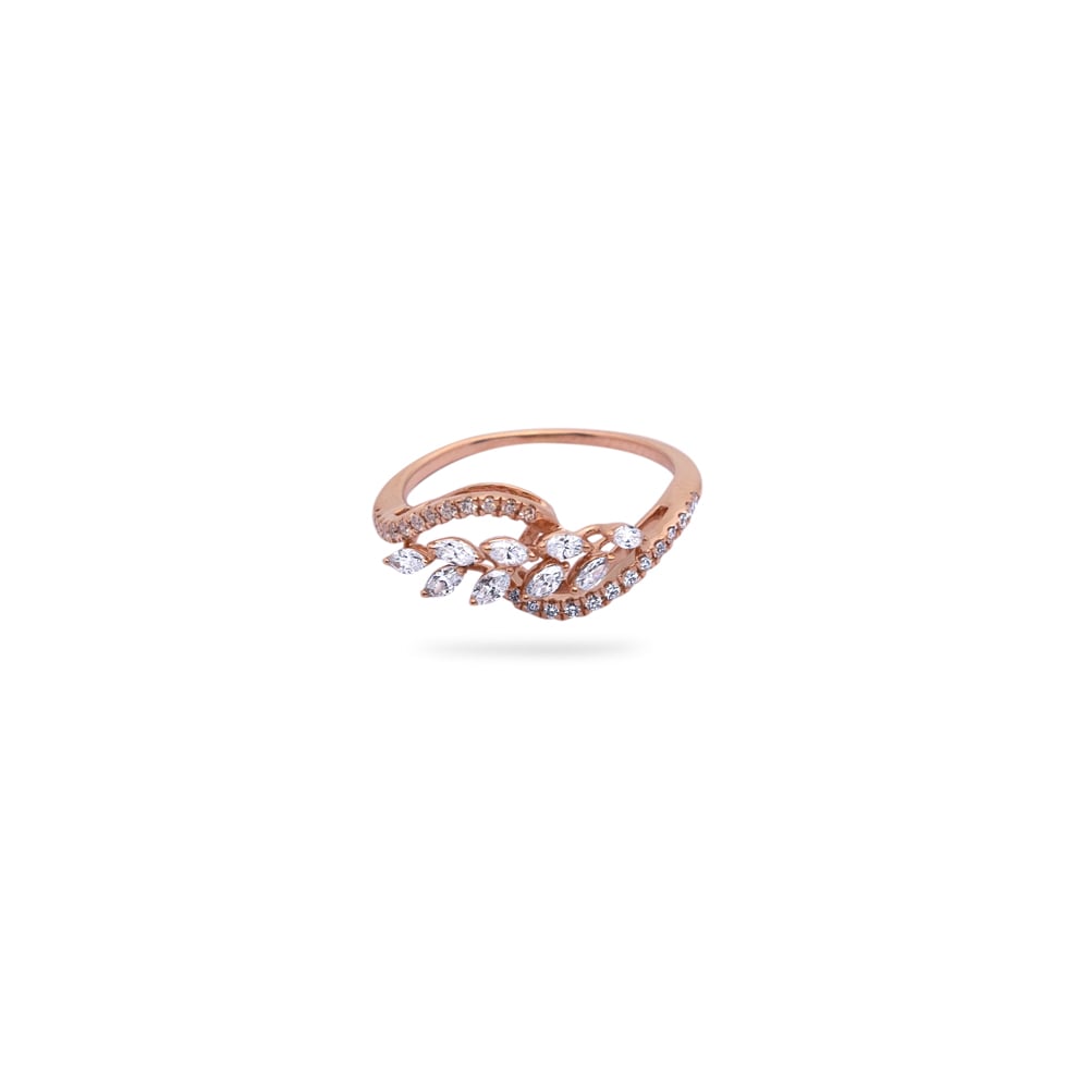 Buy Nature's Grace Diamond Leaf Band at Best Price | Tanishq US