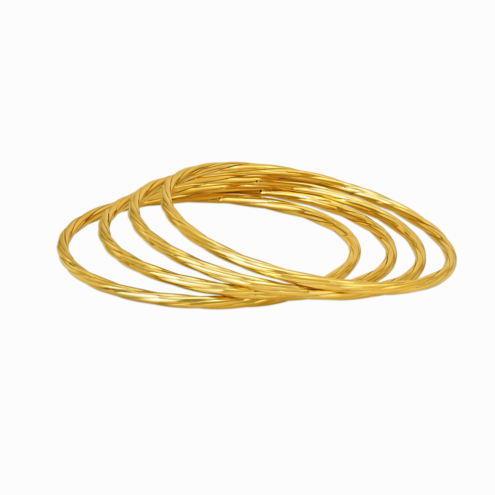 Buy Dainty Spiral Bangle at Best Price | Tanishq US
