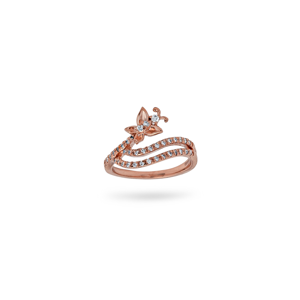 Buy Diamond Butterfly Serenity Ring at Best Price | Tanishq US