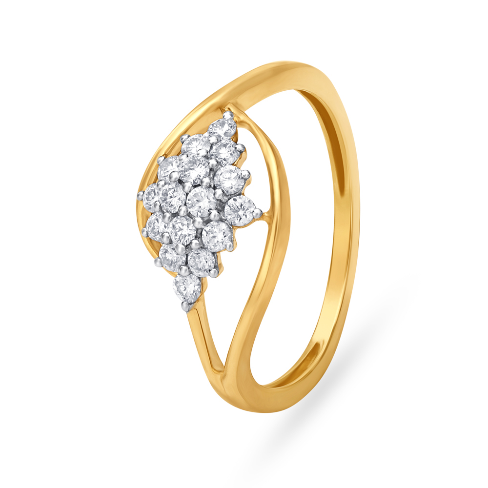 Buy Eye Shape Diamond Finger Ring at Best Price | Tanishq US