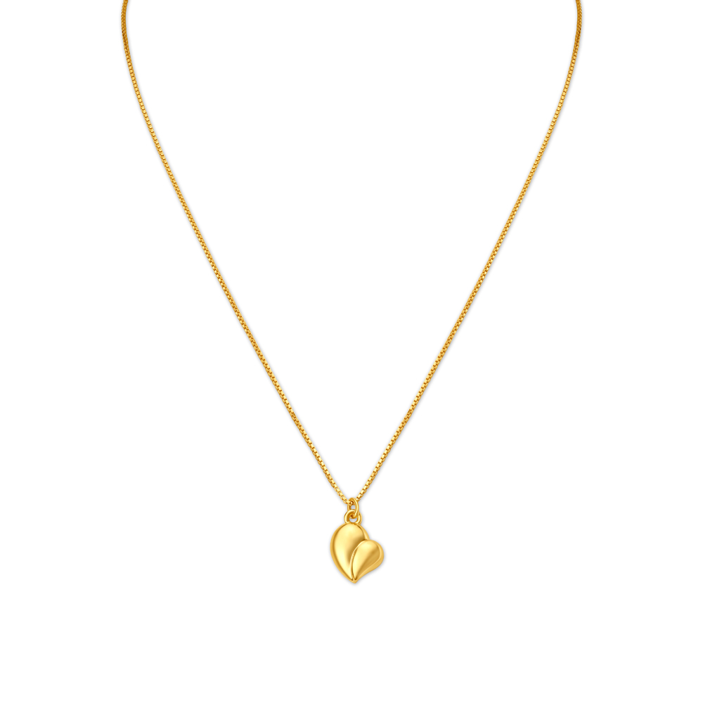Buy Elegant Gold Chain with Heart Pattern for Kids at Best Price ...