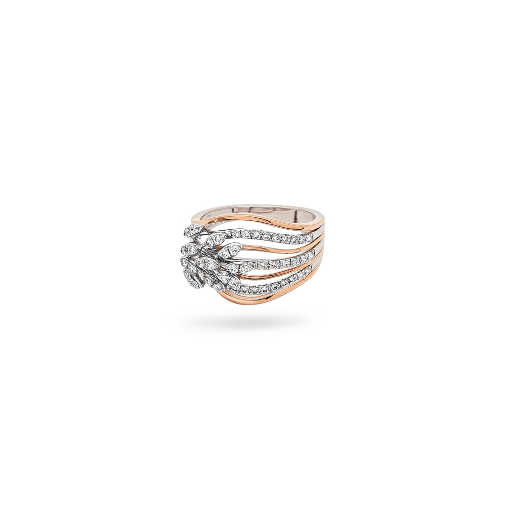 Buy Spiral Diamond Delight Ring at Best Price | Tanishq US