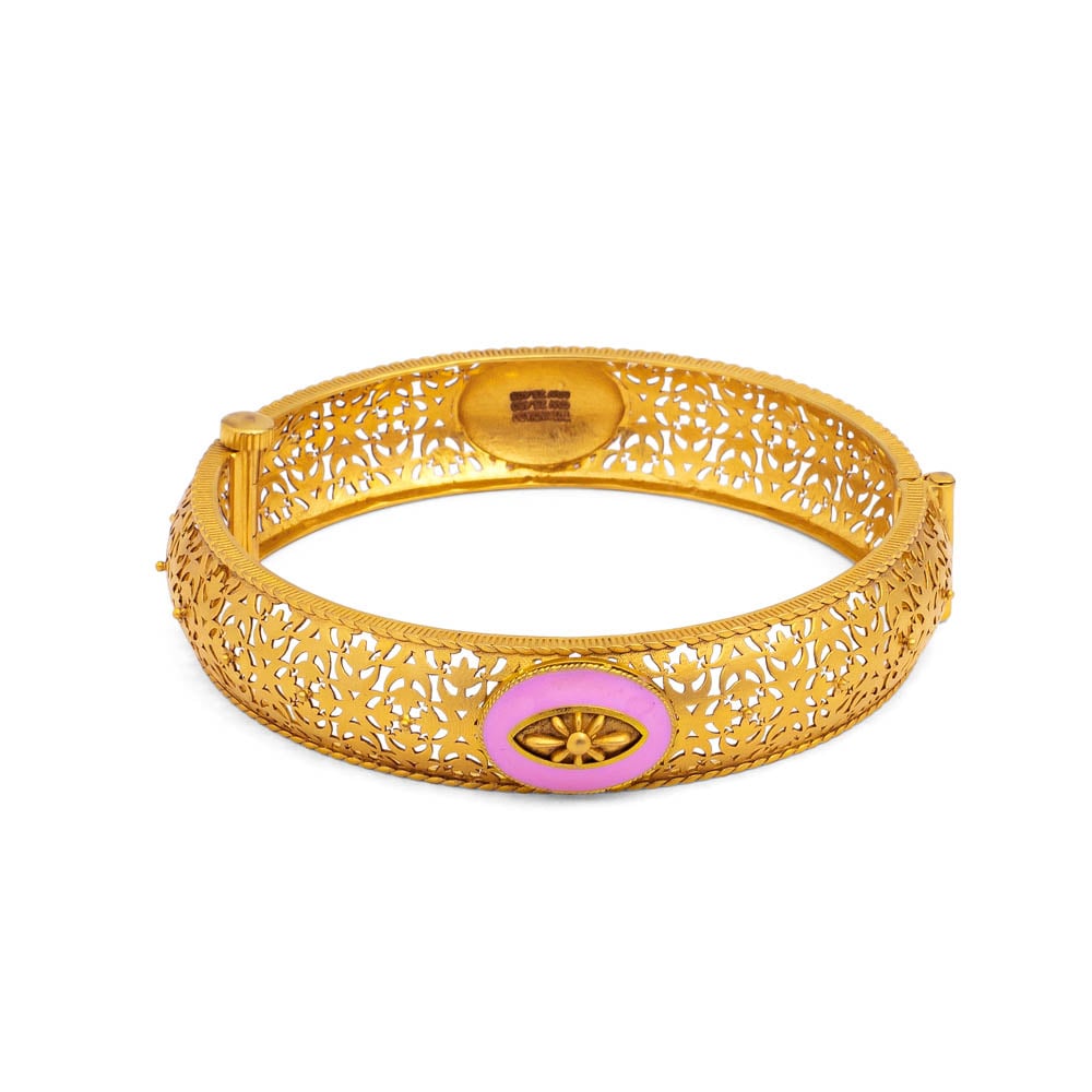 Buy Majestic Gold Blush Bangle at Best Price | Tanishq US