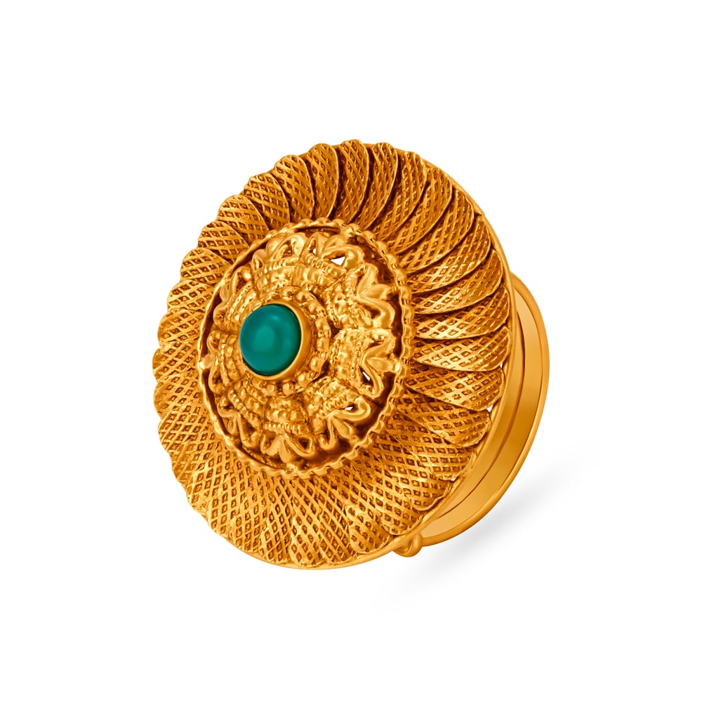 Buy Stunning Mesh Cocktail Finger Ring at Best Price | Tanishq US