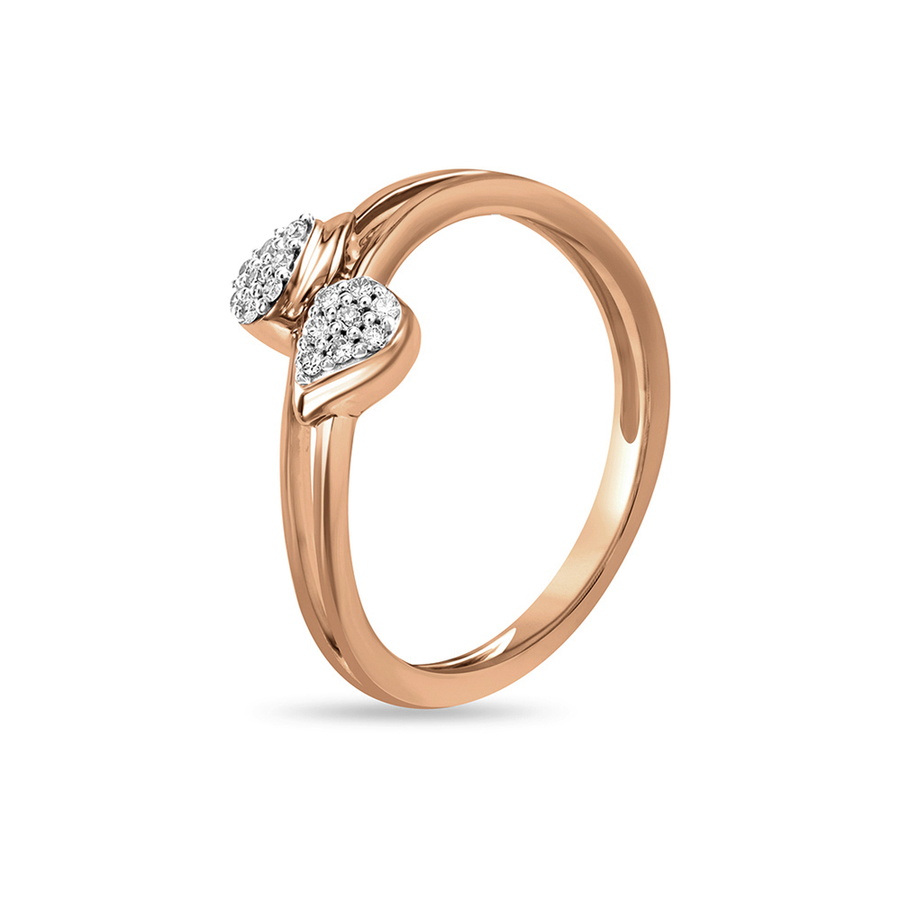 Buy 18 KT Rose Gold Beautiful Ring at Best Price | Tanishq US
