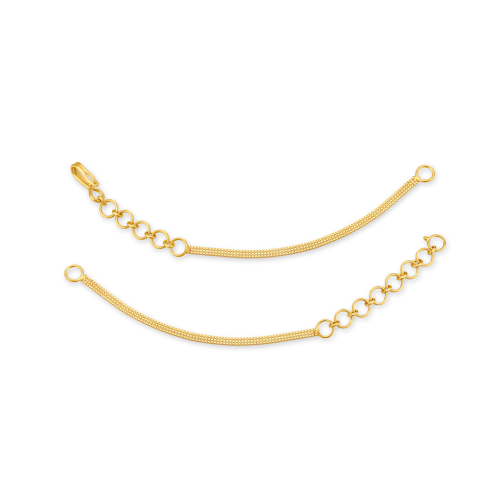 Buy Minimal 22 Karat Yellow Gold Flat Back Chain at Best Price | Tanishq US