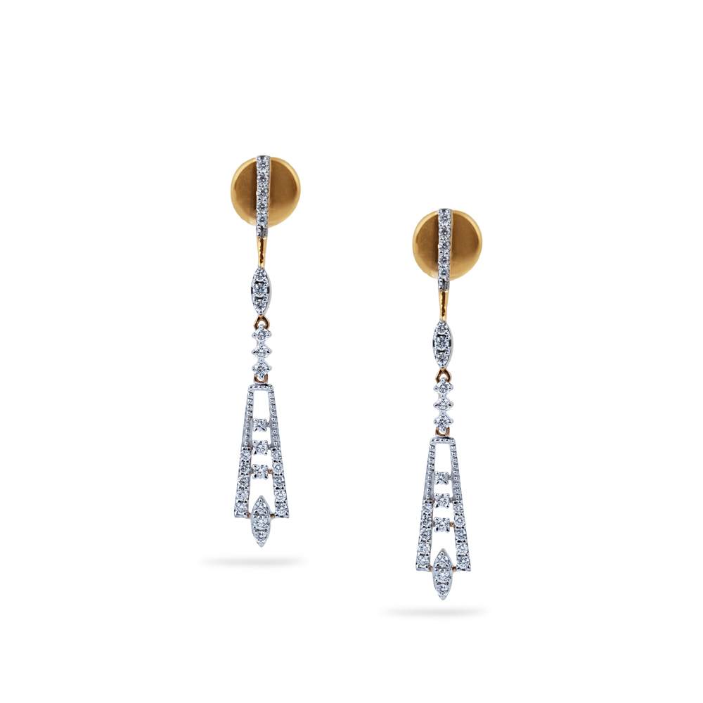 Buy Elongated Gold Diamond Grace at Best Price | Tanishq US