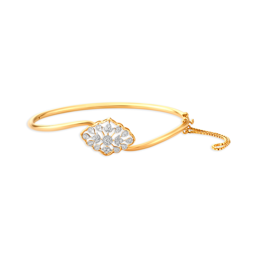 Buy Charming Gold Bangle at Best Price | Tanishq US
