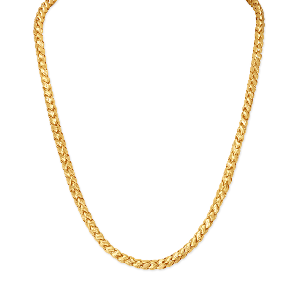 Buy Bold Magnificent Handmade Gold Chain for men at Best Price | Tanishq US