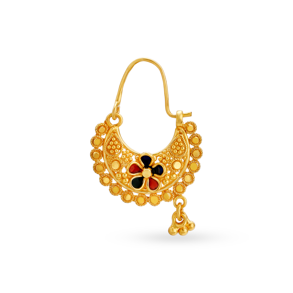Buy Shimmering Floral Nath at Best Price | Tanishq US