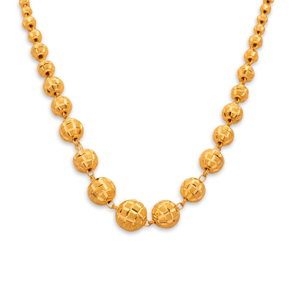 Buy Gilded Beads Link Necklace at Best Price | Tanishq US