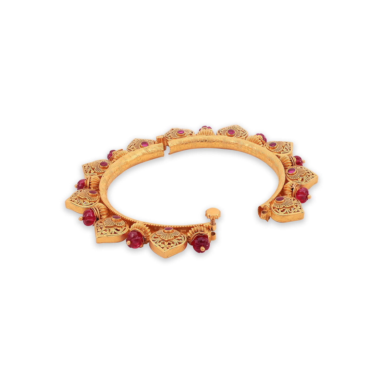 Buy Sunrays Gold Kada at Best Price | Tanishq US