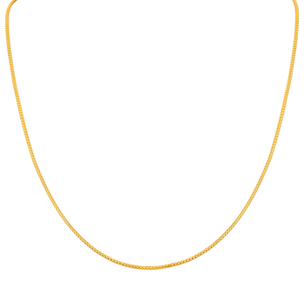 Buy Slender Gold Chain at Best Price | Tanishq US