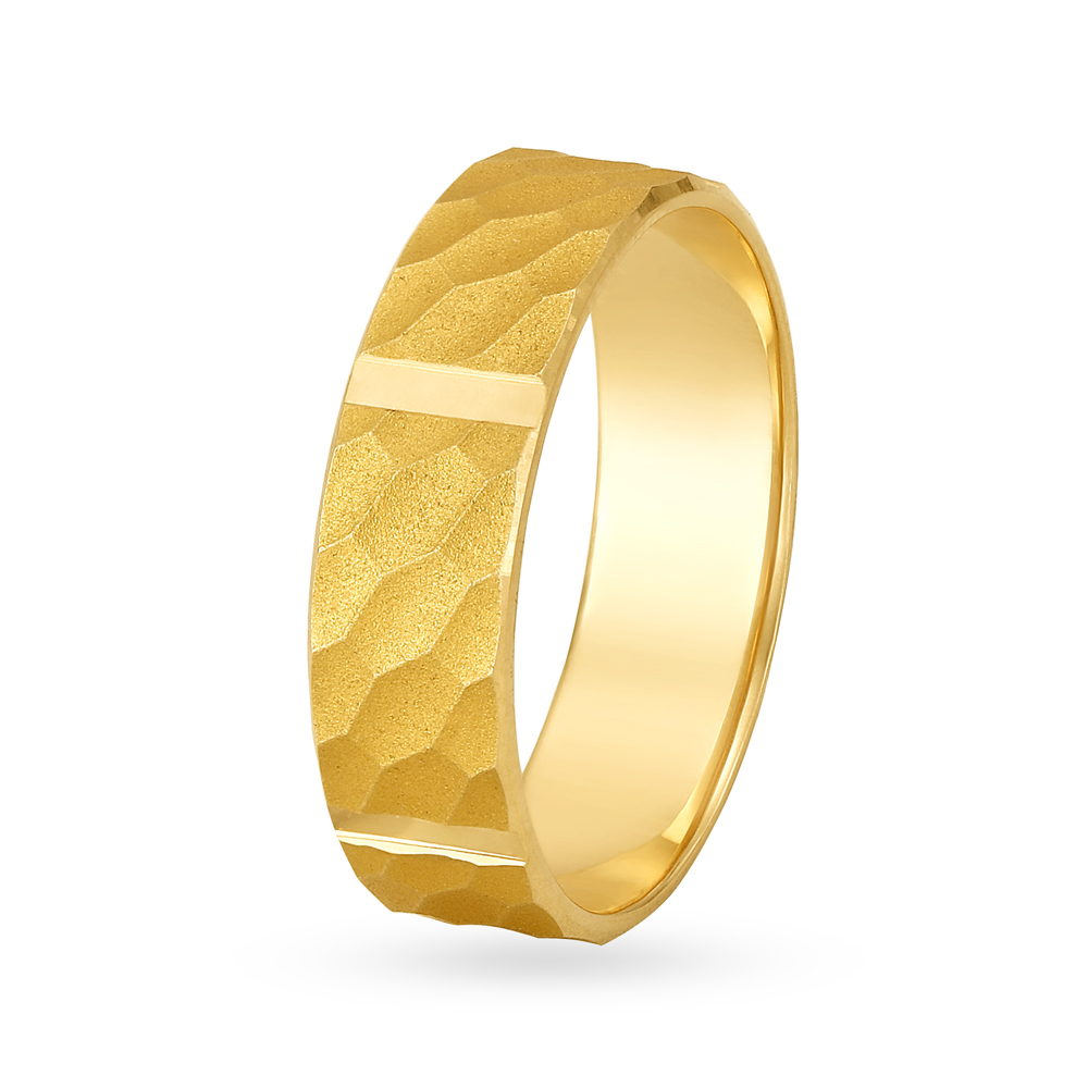 Buy Hexagonal 18 Karat Gold Finger Ring at Best Price | Tanishq US