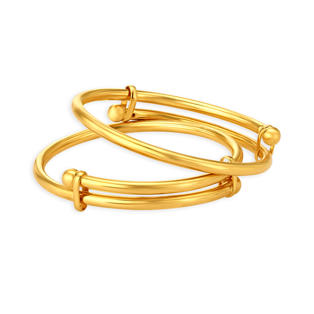 Buy Dainty Gold Bangles at Best Price | Tanishq US