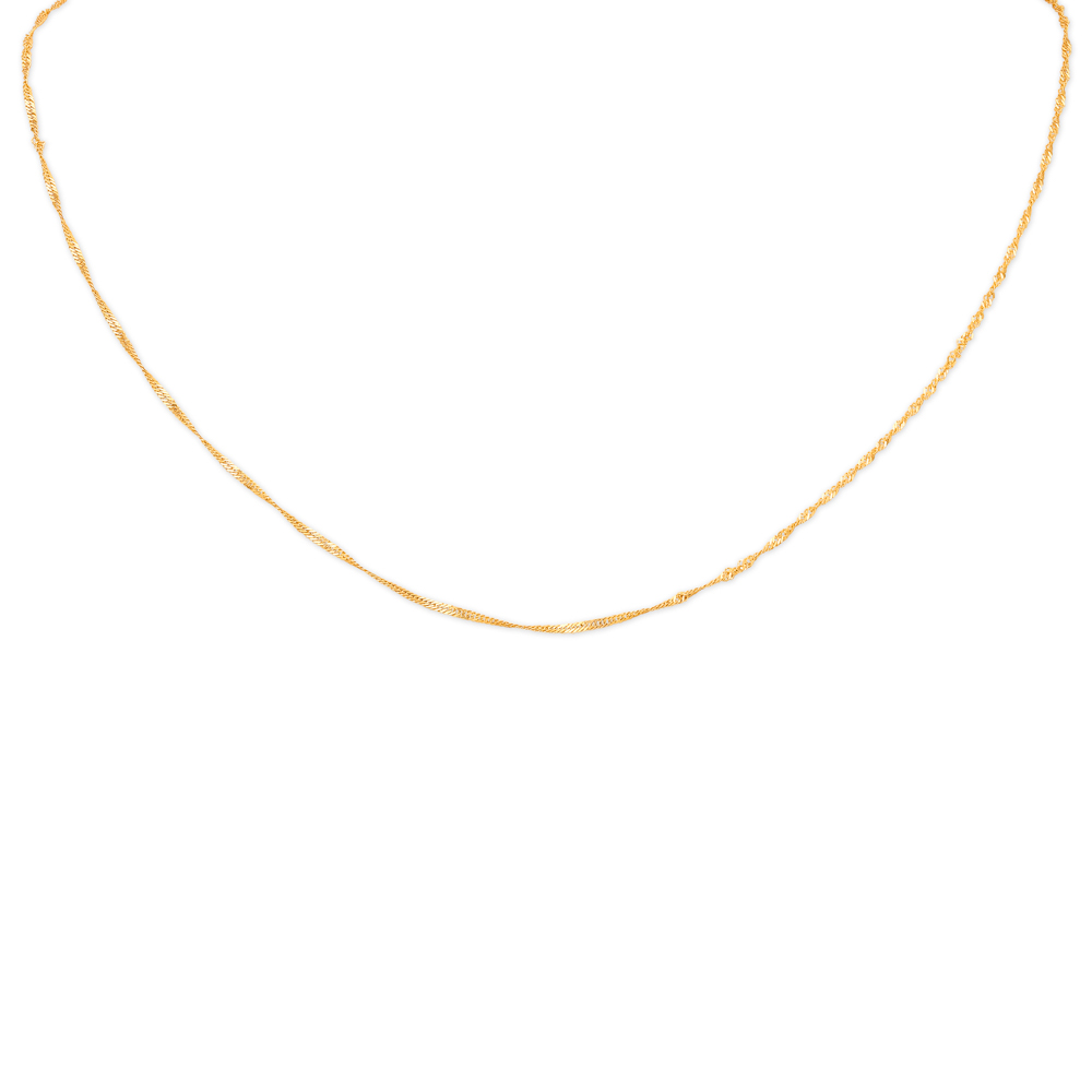 Buy Elegant Yellow Gold Chain for Kids at Best Price | Tanishq US