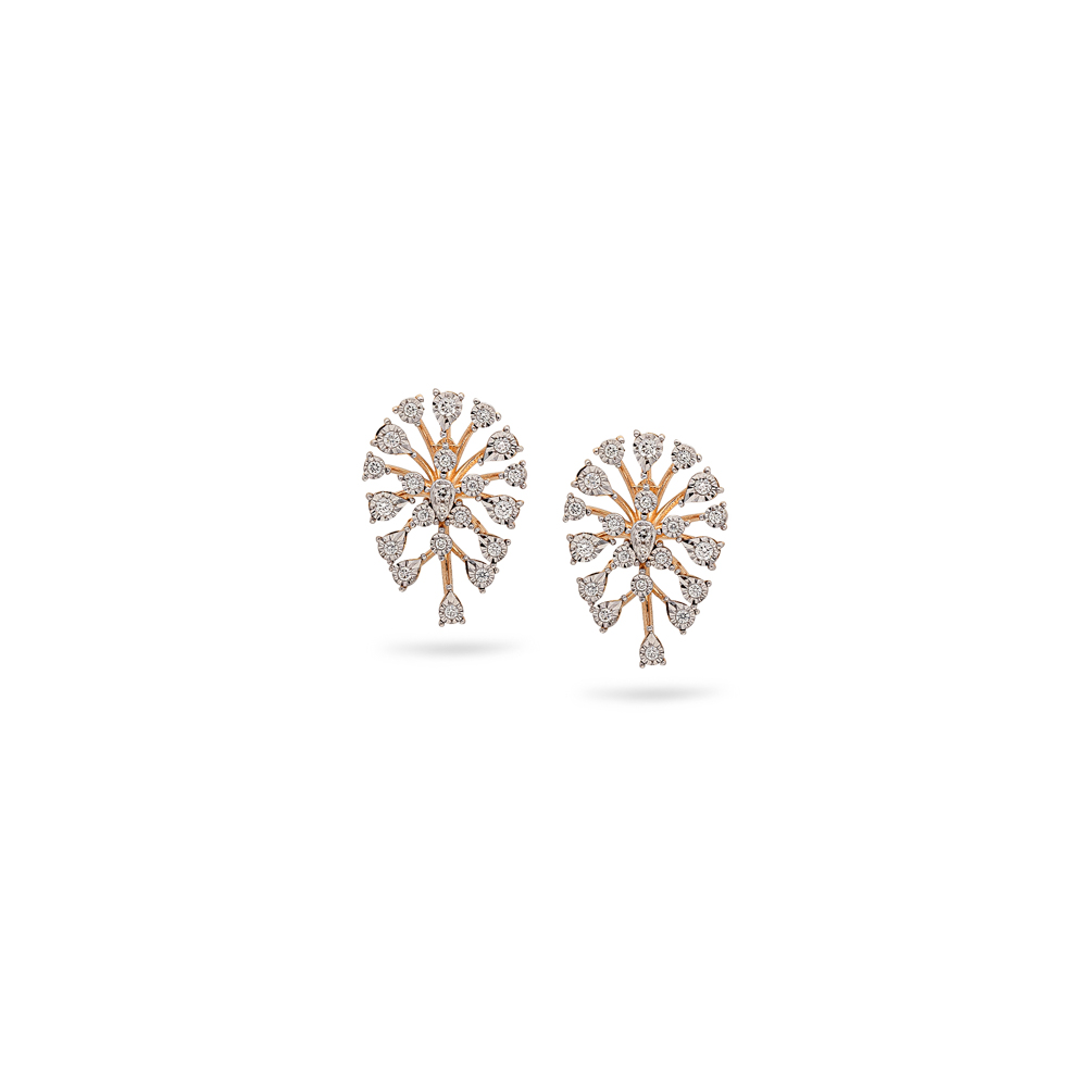 Buy Sublime Symmetry Diamond Studs at Best Price | Tanishq US