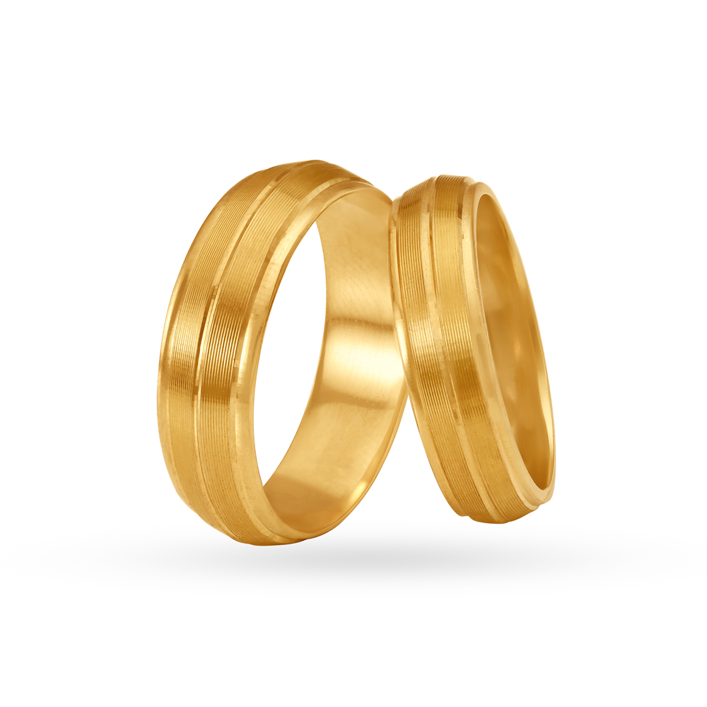 Buy Classy 22 Karat Yellow Gold Finger Ring at Best Price | Tanishq US