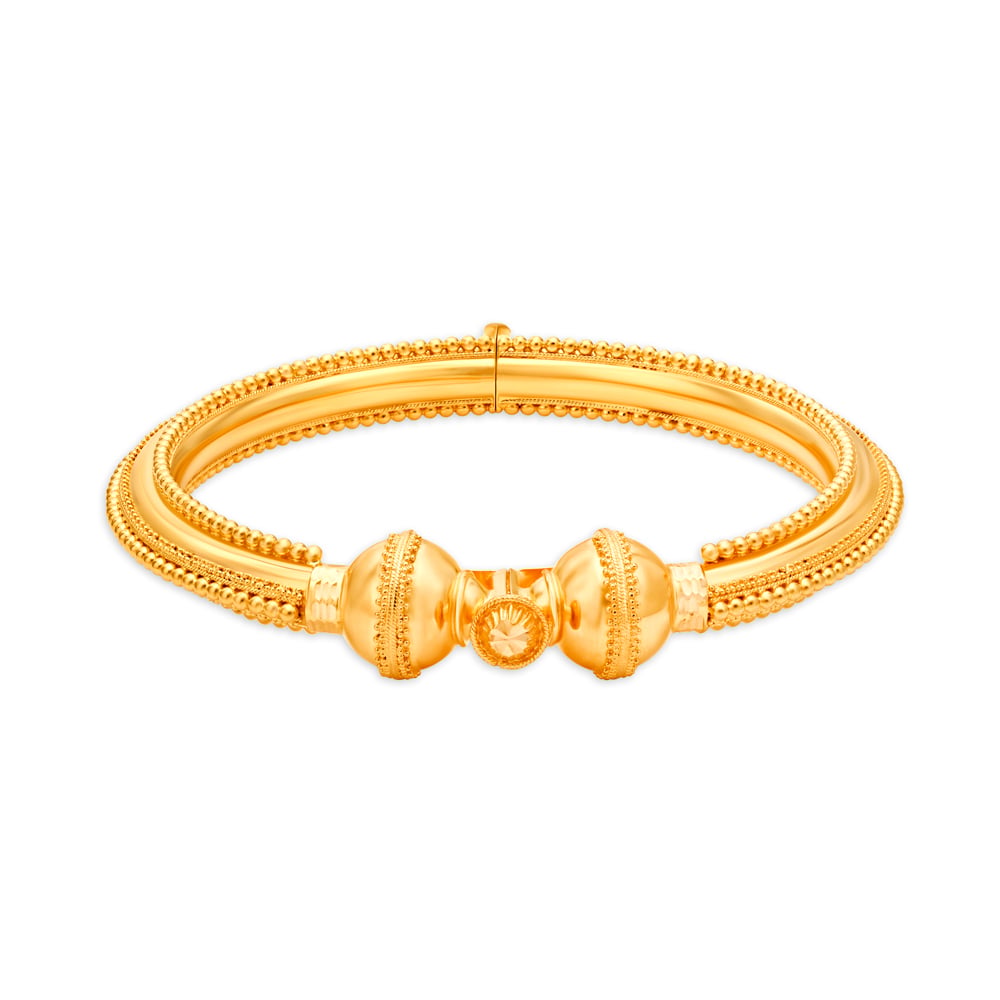 Buy Stunning Gold Bangle at Best Price | Tanishq US