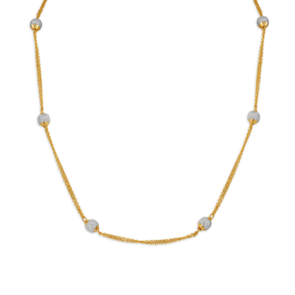 Buy Beautiful Gold Chain With Beads at Best Price | Tanishq US