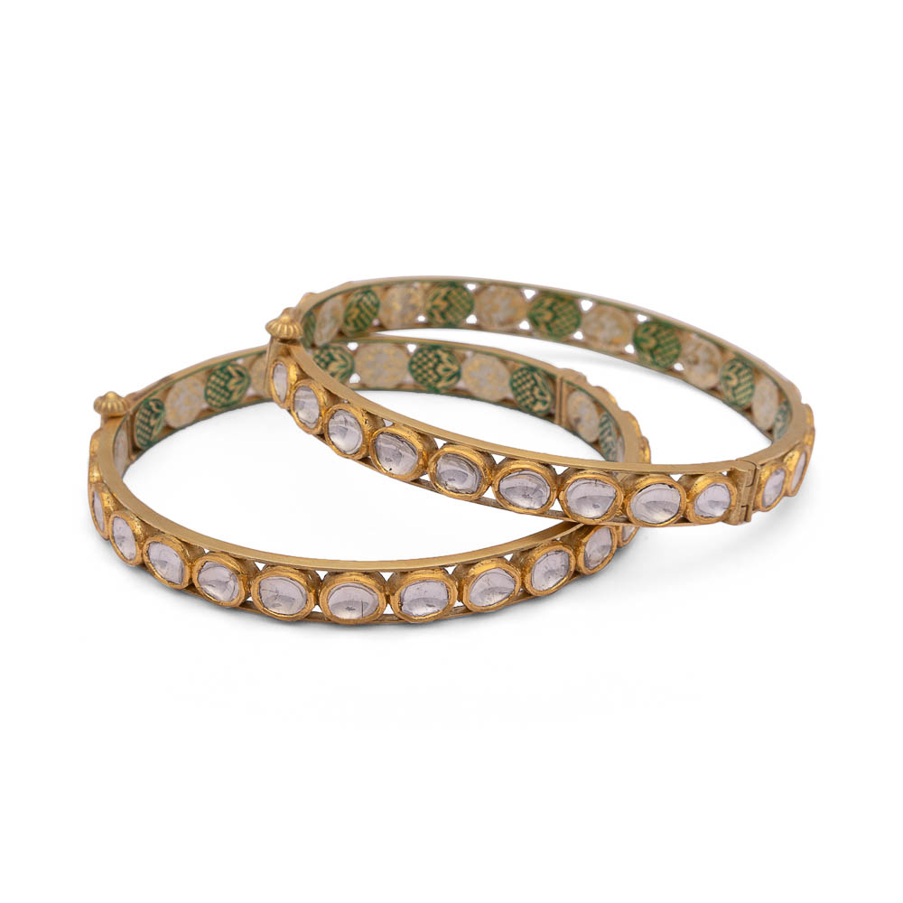 Buy Floral Diamond Splendor Bangle at Best Price | Tanishq US