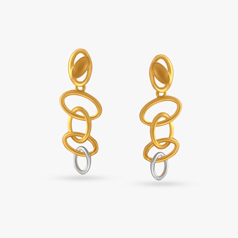 Buy Cascading Chic Drop Earrings at Best Price | Tanishq US