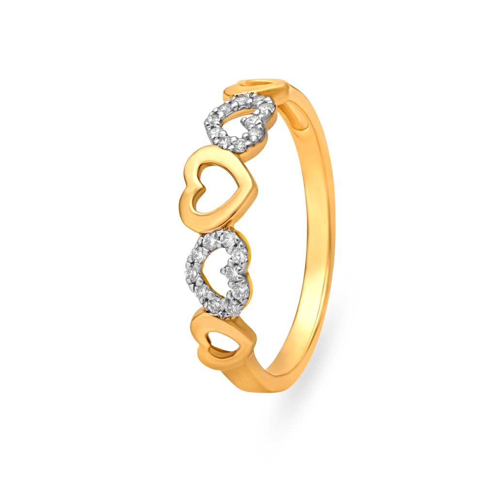 Tanishq heart ring store