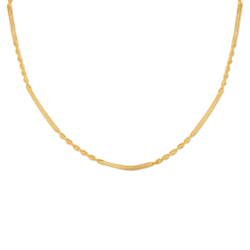 Buy Striking Gold Chain at Best Price | Tanishq US