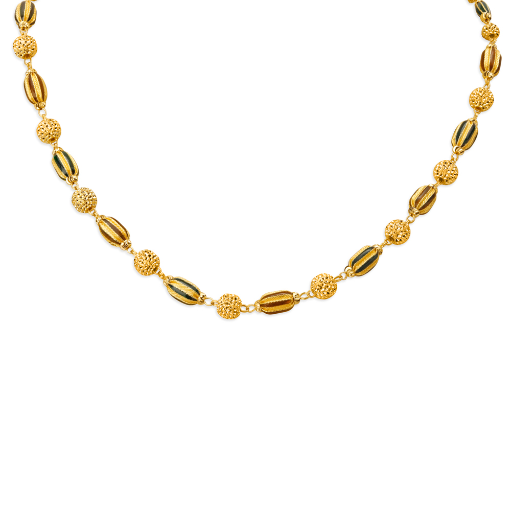 Buy Dazzling Intricate Gold Chain at Best Price | Tanishq US