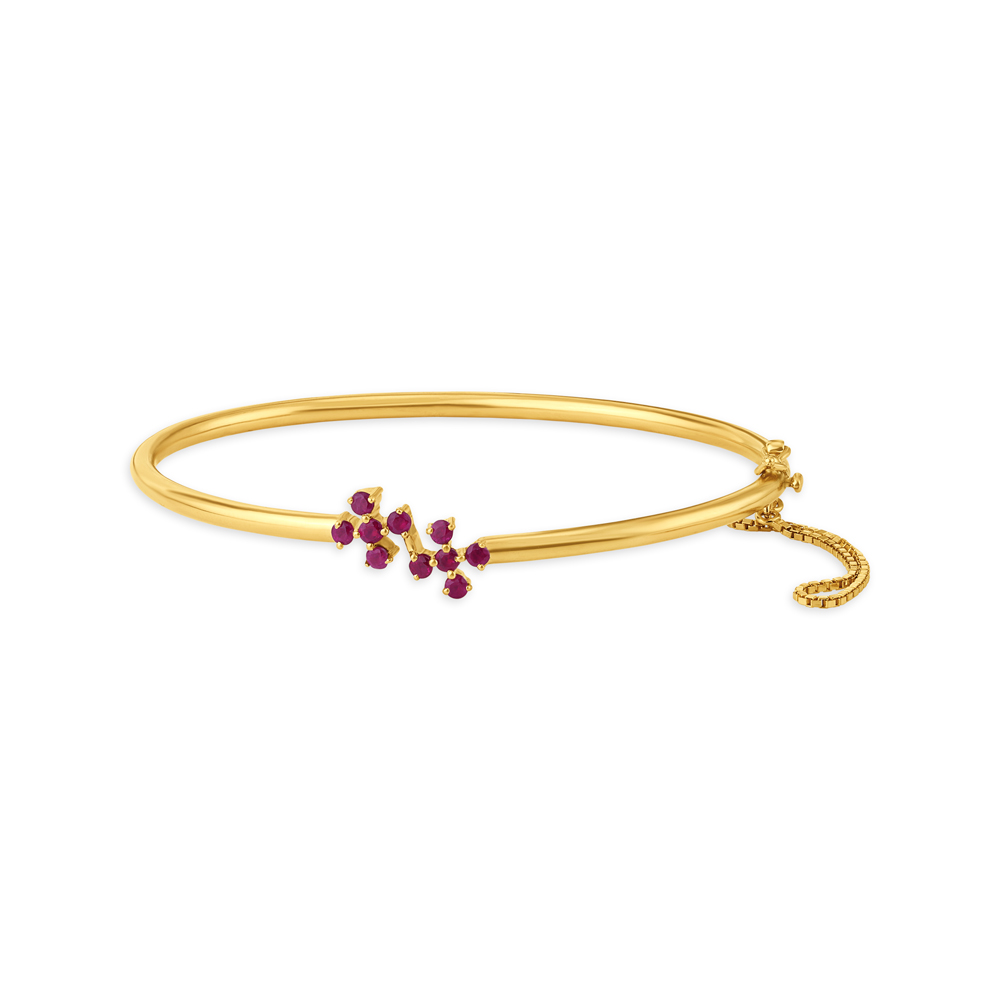 Buy Tiana Ruby Bangle at Best Price | Tanishq US