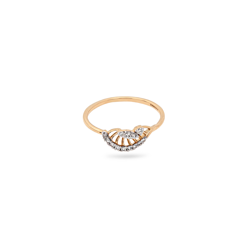 Buy Dainty Gold and Diamond Finger Ring at Best Price | Tanishq US