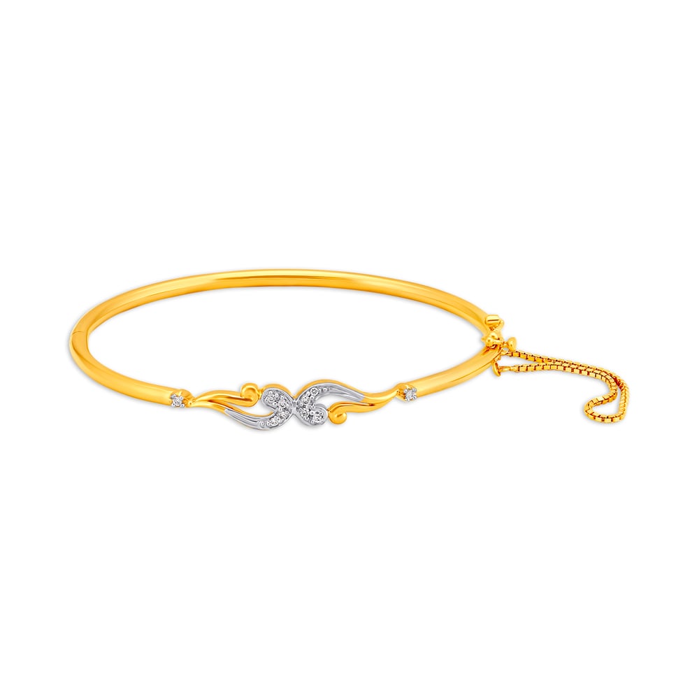 Buy Poppy Diamond Bangle at Best Price | Tanishq US