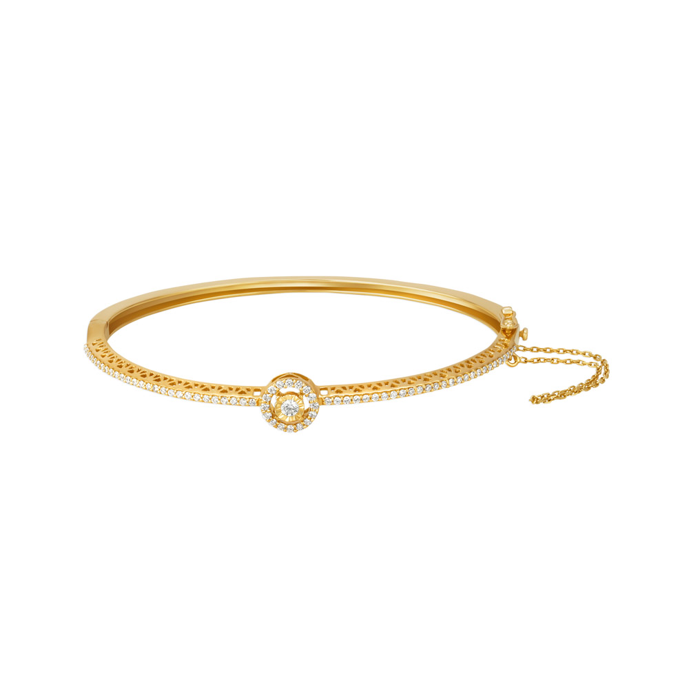 Buy Delicate Elegant Diamond Bangle at Best Price | Tanishq US