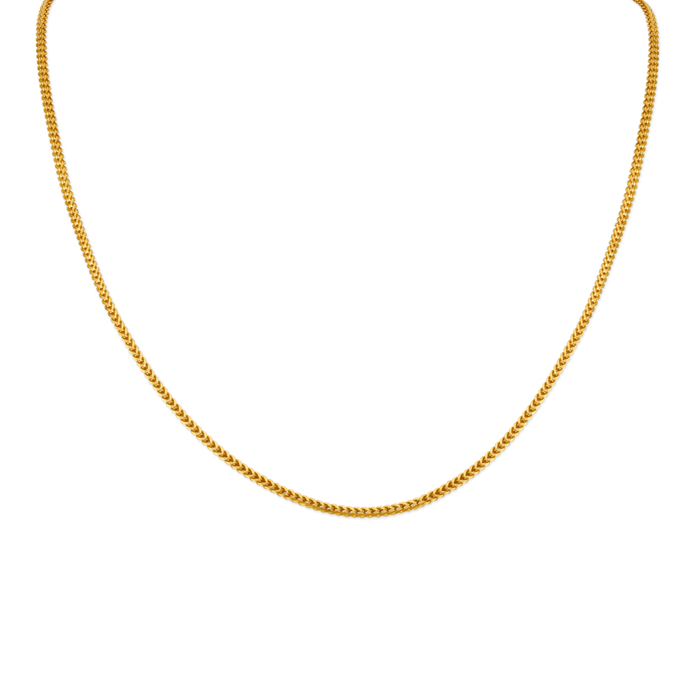 Buy Striking Gold Chain at Best Price | Tanishq US