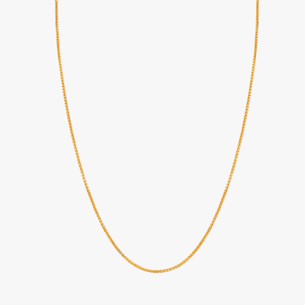 Buy Luminous Gold Chain at Best Price | Tanishq US