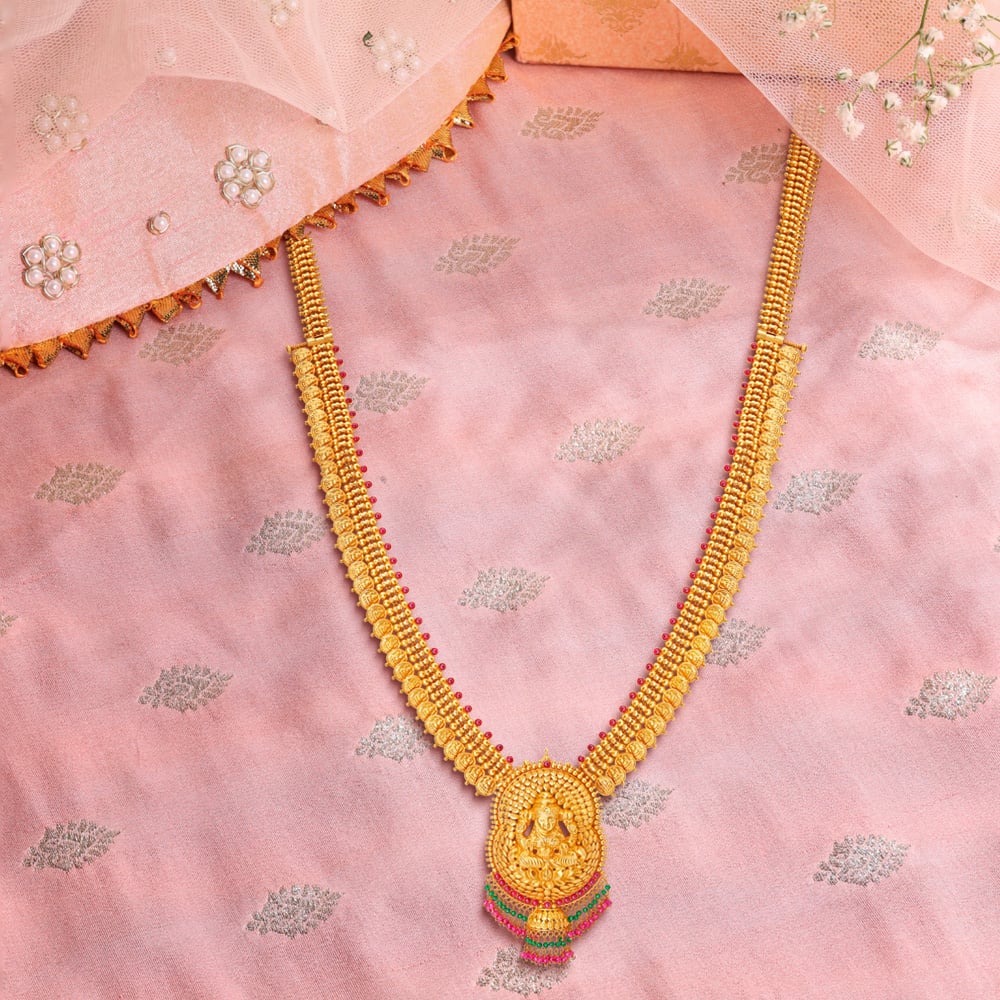 Heavenly Divine Laxmi Gold Haaram