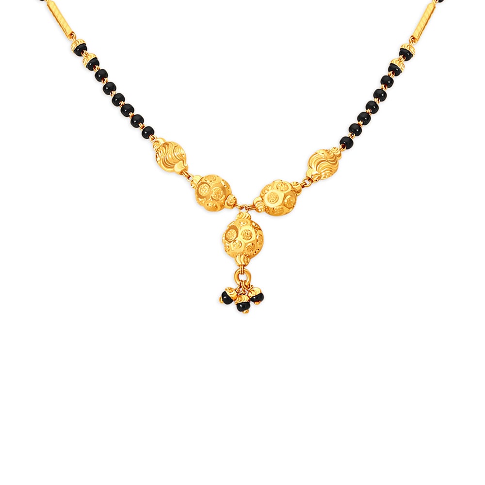 Buy Gold Bead Mangalsutra at Best Price | Tanishq US