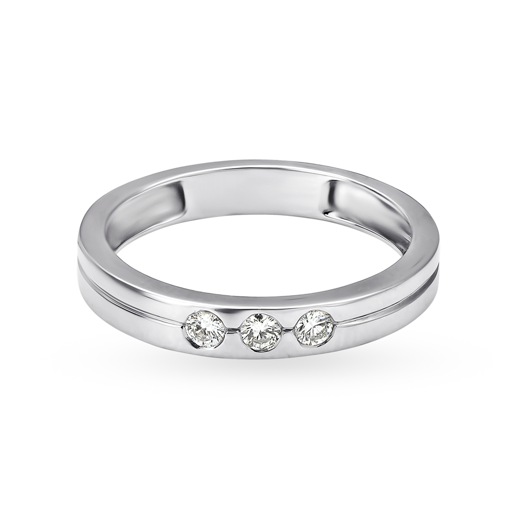 Buy Edgy Chic Diamond Platinum Ring at Best Price | Tanishq US
