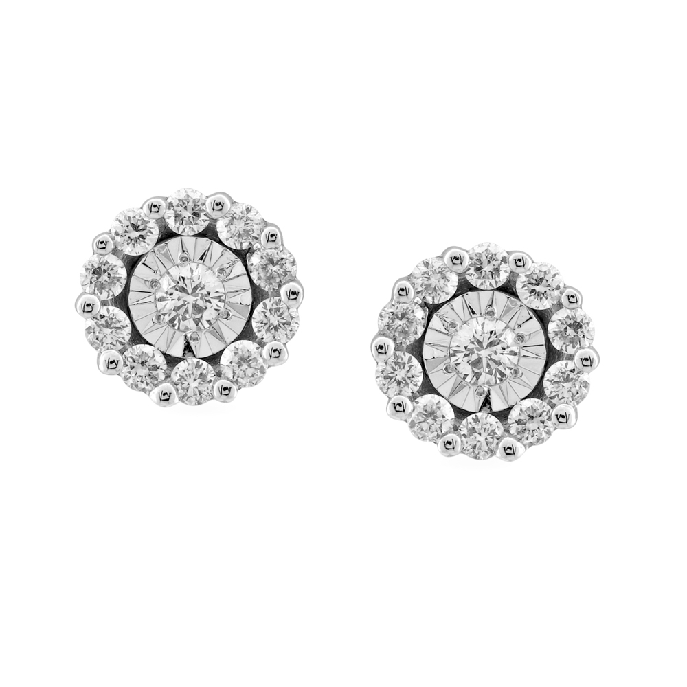 Buy Chic Diamond Stud Earrings in Kudi Pattern at Best Price | Tanishq US