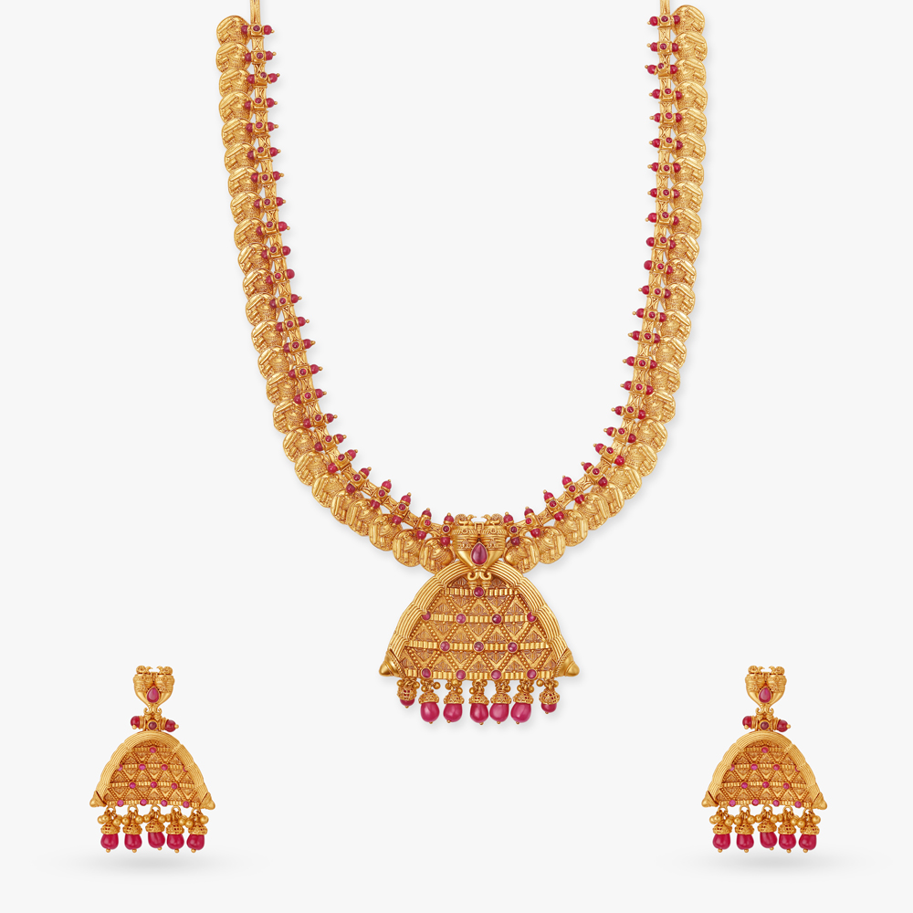 Buy Aadvika Necklace Set at Best Price | Tanishq US