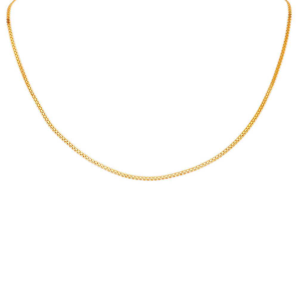 Buy Sleek Gold Cable Chain at Best Price | Tanishq US